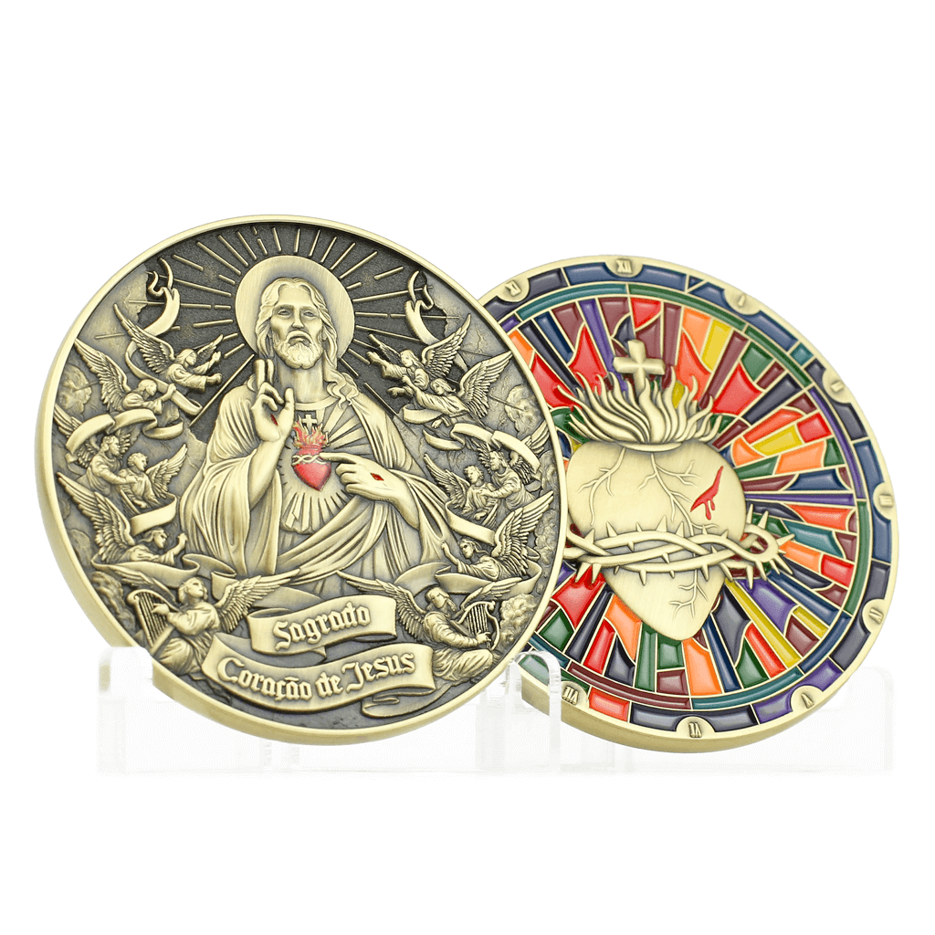 MEDALHA SAGRADO CORAÇÃO DE JESUS | TOKEN.AC – Token.ac